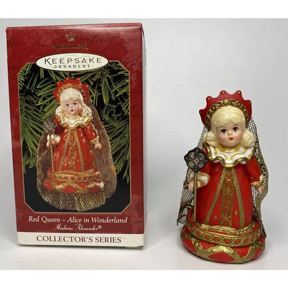 Hallmark | Holiday | 999 Hallmark Red Queen Alice In Wonderland Madame ...
